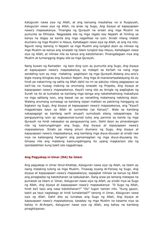 Ang Talambuhay Ng Propeta | PDF