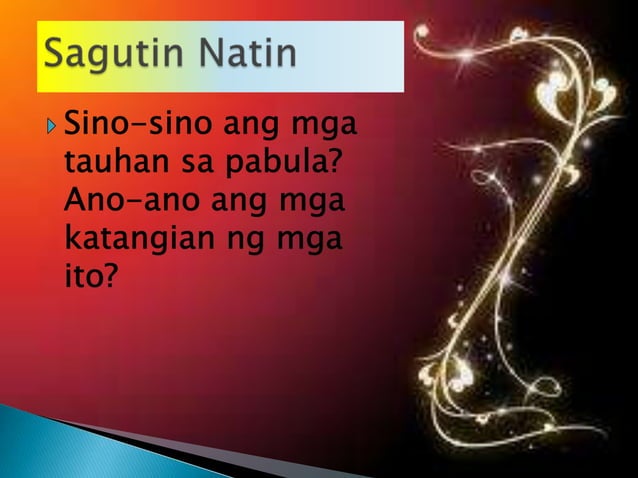 Ang Tatlong Magkakaibigang Baka | PPTX