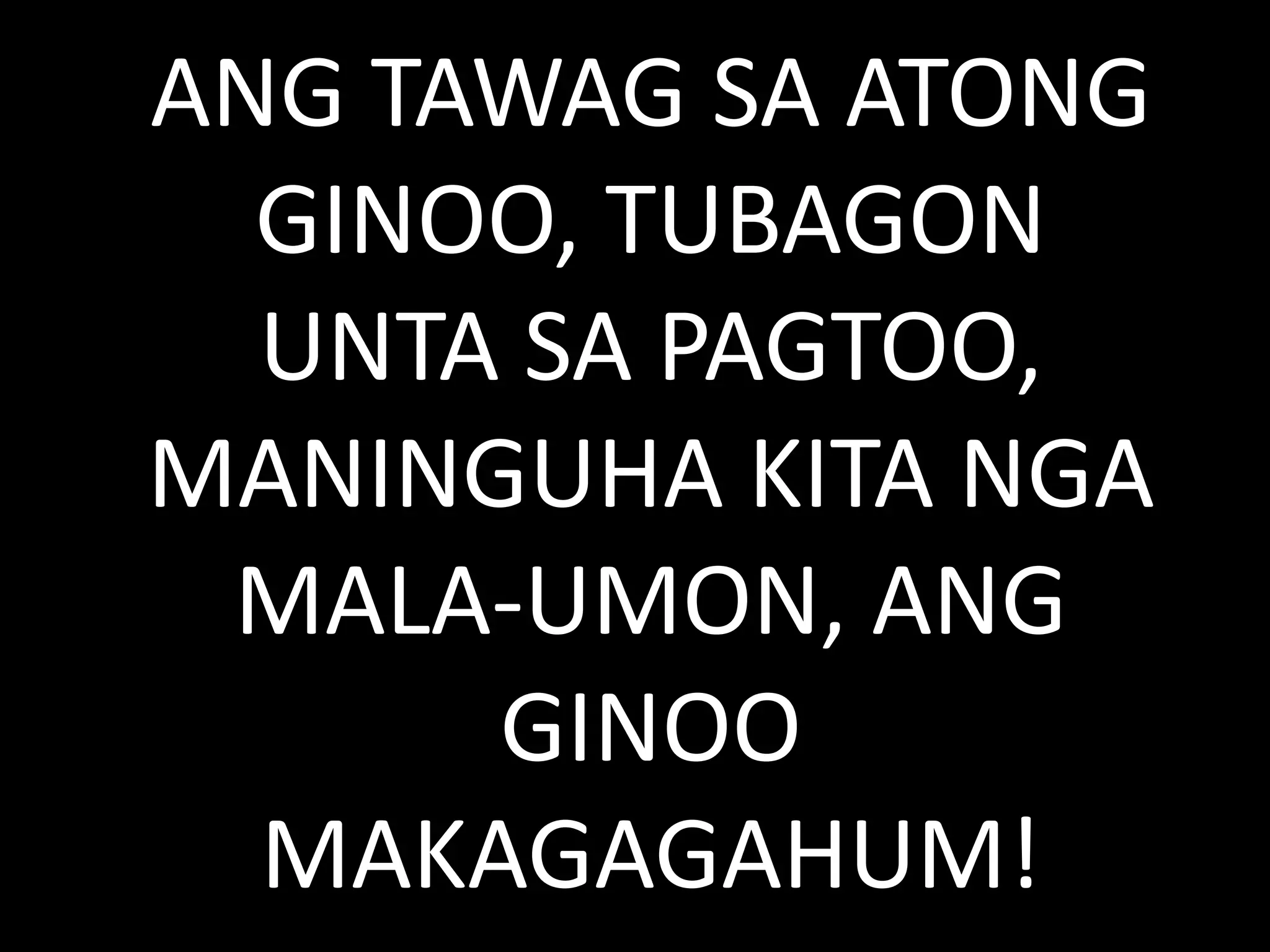 ang tawag sa atong Ginoo.pptx