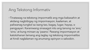 Ang tekstong deskriptiv at informativ.pdf