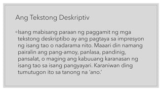 Ang tekstong deskriptiv at informativ.pdf