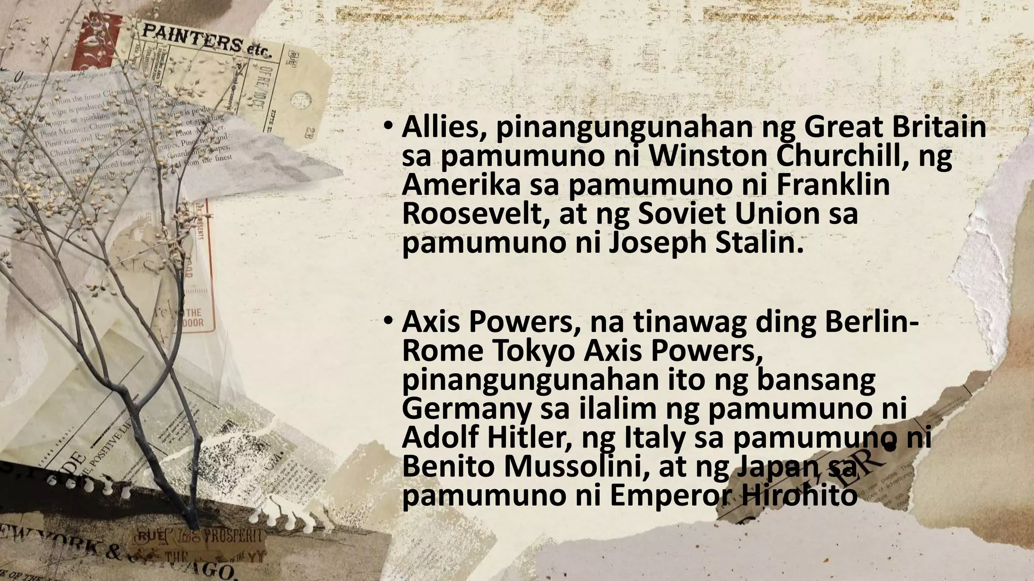 Ang Timog at Kanlurang Asya sa Dalawang Digmaang Pandaigdig.pptx