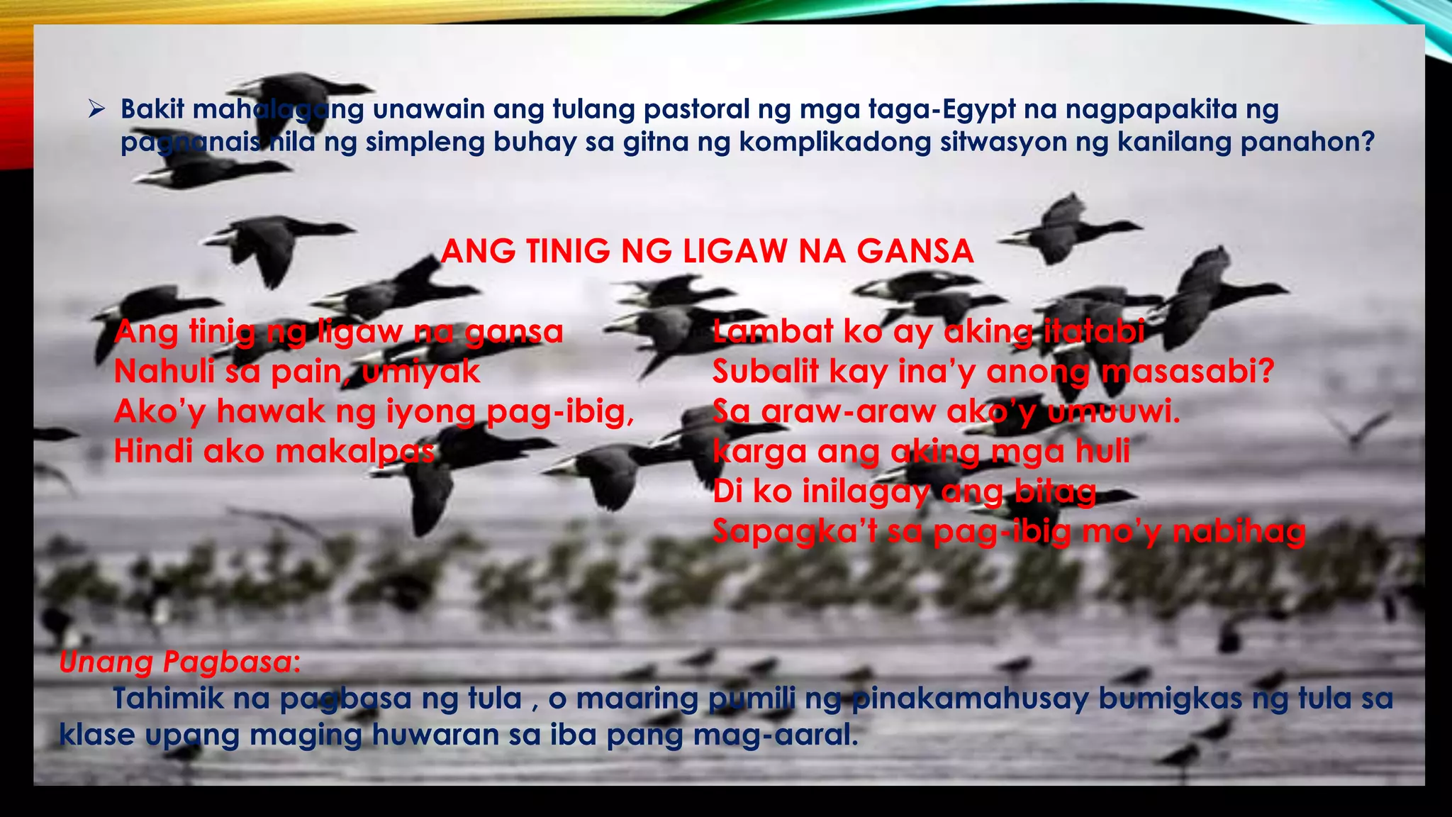 Ang Tinig ng Ligaw na Gansa | PPTX