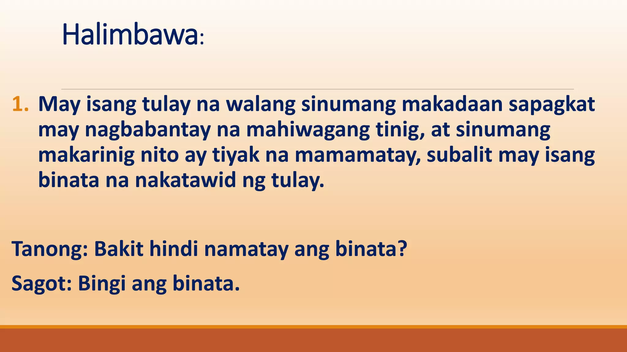 Ang tugmang de gulong | PPTX