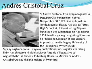 Ang Tundo Man Ay May Langit Din | PPTX