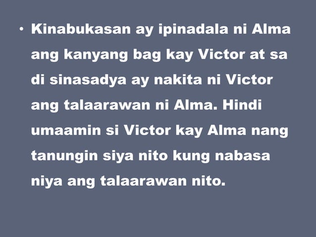 Ang tundo man ay may langit din...allysa | PPTX