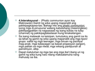 Ang Tungkulin Ng Wika | PPT