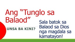 Ang Tunglo sa Balaod | PPT