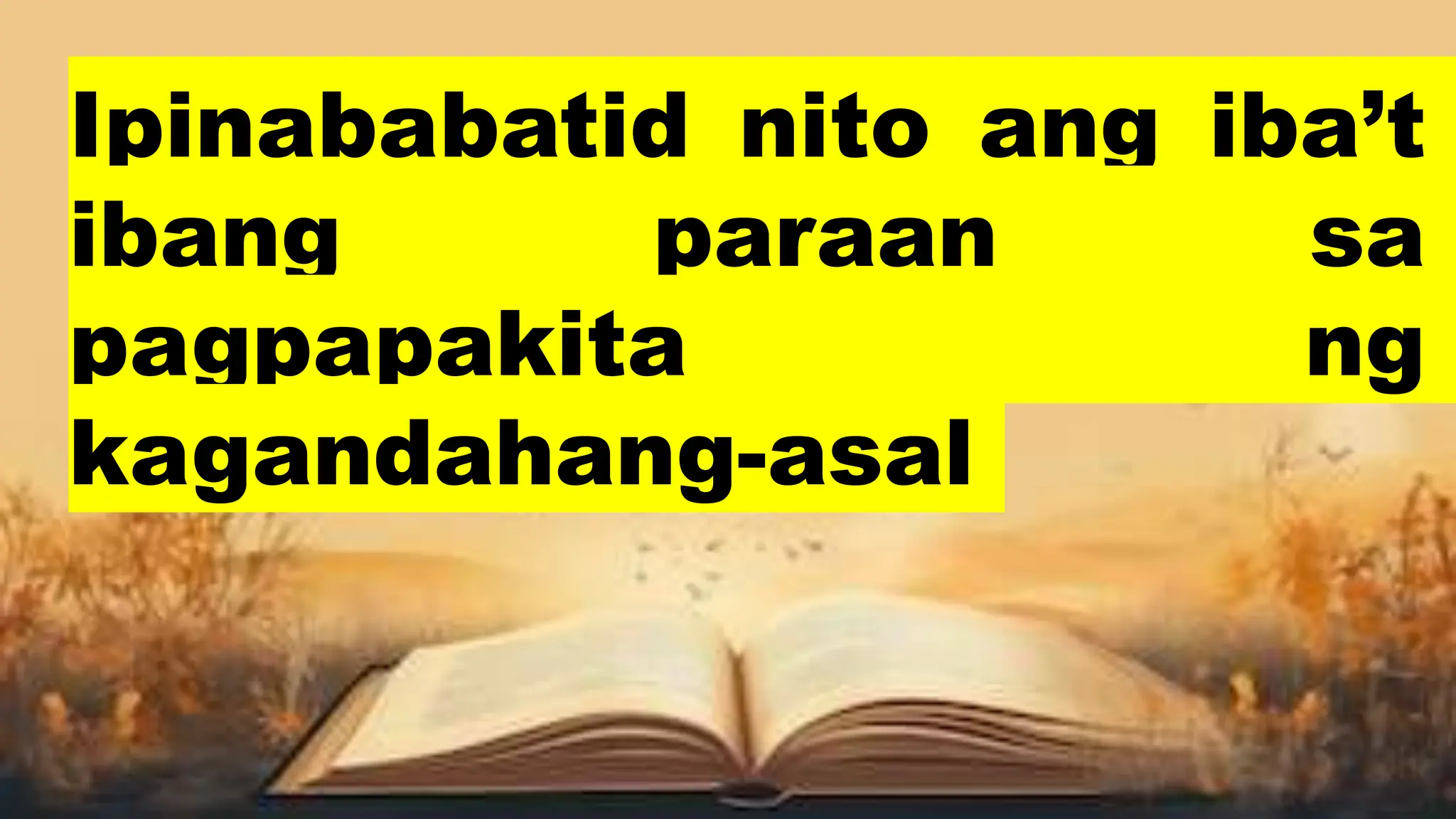 ANG TUSONG KATIWALA powerpoint presentation | PPTX