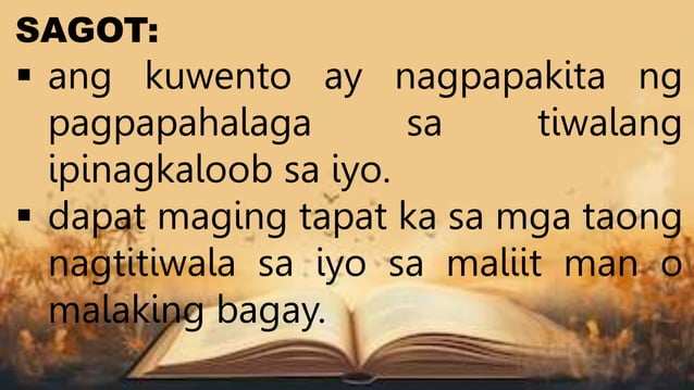 ANG TUSONG KATIWALA powerpoint presentation | PPTX