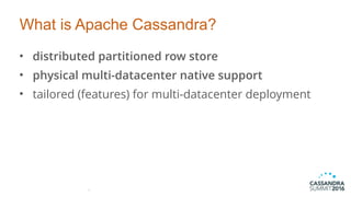 Apache Cassandra multi-datacenter essentials | PPT