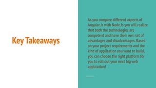 Angular.js vs node.js how are they different | PPT