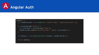 Angular auth with JWT | PPT | Free Download