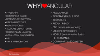 Angular Day 2018 (italy) - Keynote - The Amazing World of Angular 6 | PPT