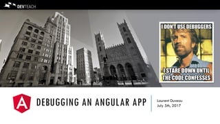 Debugging an Angular App | PPT