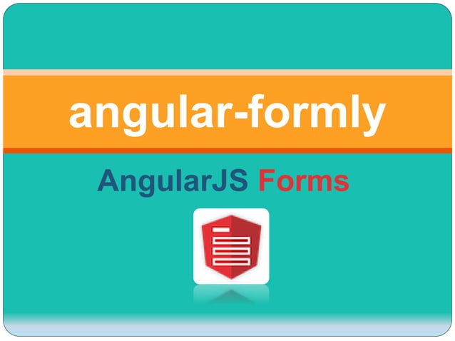 angular-formly presentation | PPT
