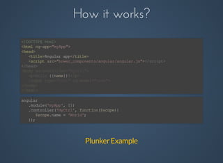 AngularJS - introduction & how it works? | PPT