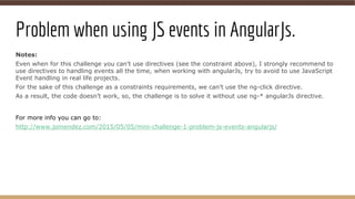 Angular Mini-Challenges | PPT