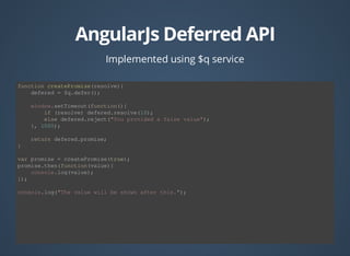 Angular Promises and Advanced Routing | PDF