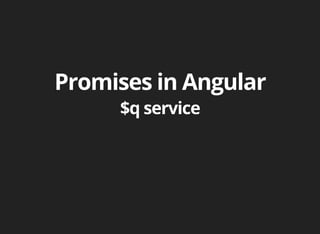 Angular promises and http | PPT
