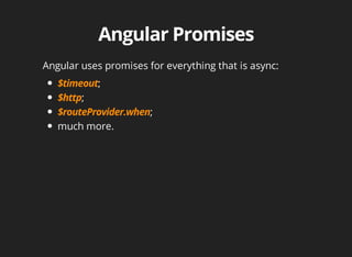 Angular promises and http | PPT
