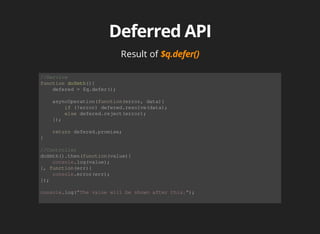 Angular promises and http | PPT