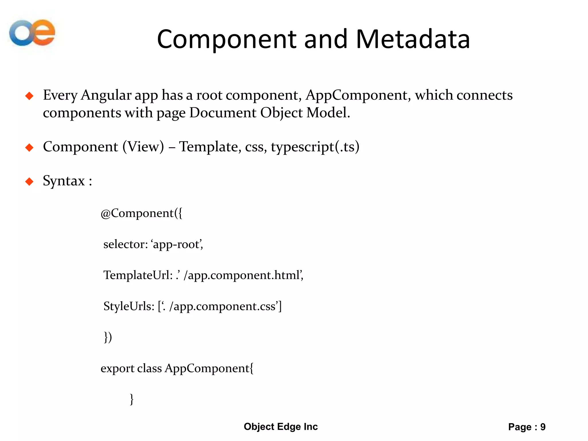Angular Introduction By Surekha Gadkari | PPT | Web Development | Internet