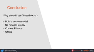 Angular & TensorflowJs | PPT