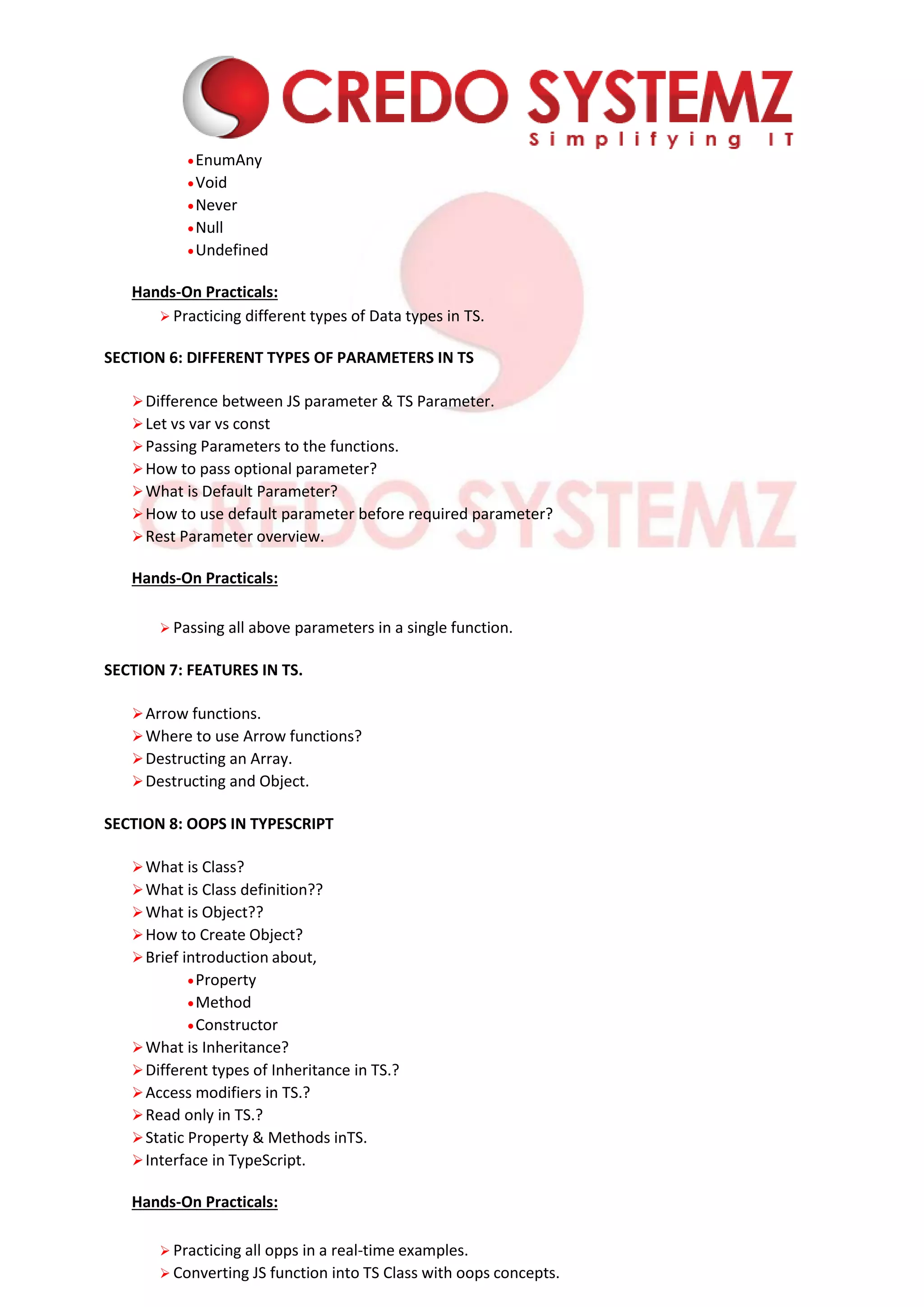 Angular training-course-syllabus | PDF