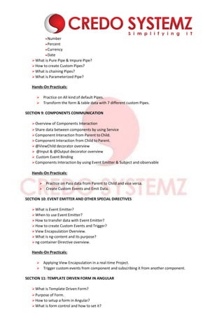 Angular training-course-syllabus | PDF