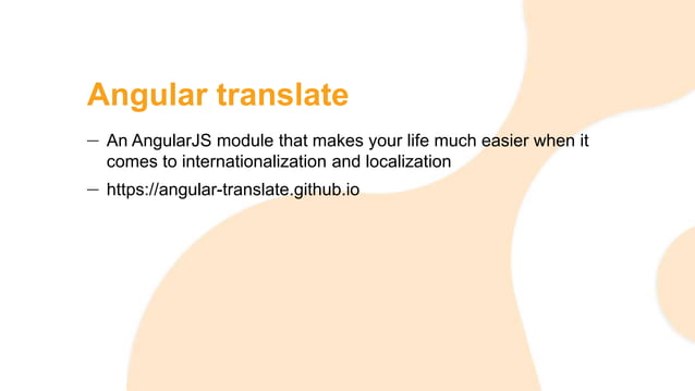 Angular Translate | PPT