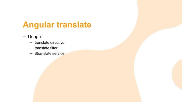 Angular Translate | PPT