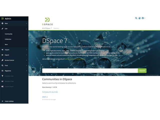 DSpace 7 - The Angular UI from a user’s perspective | PPT