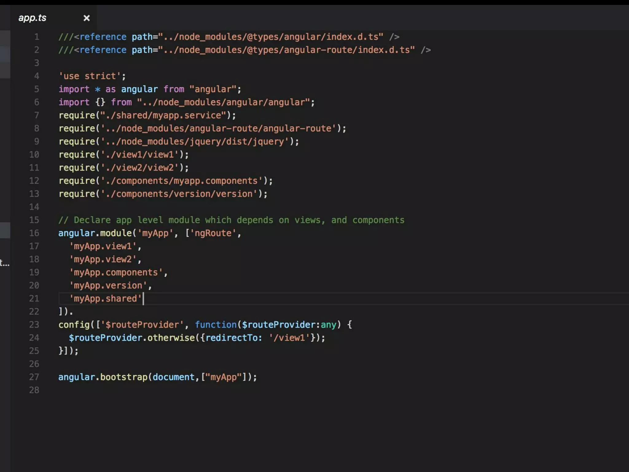 Angular 16 Typescript Application Ppt