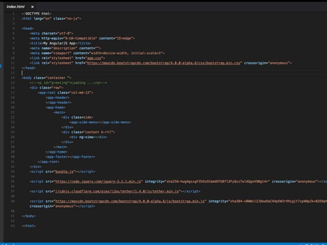 Angular 1.6 typescript application | PPT