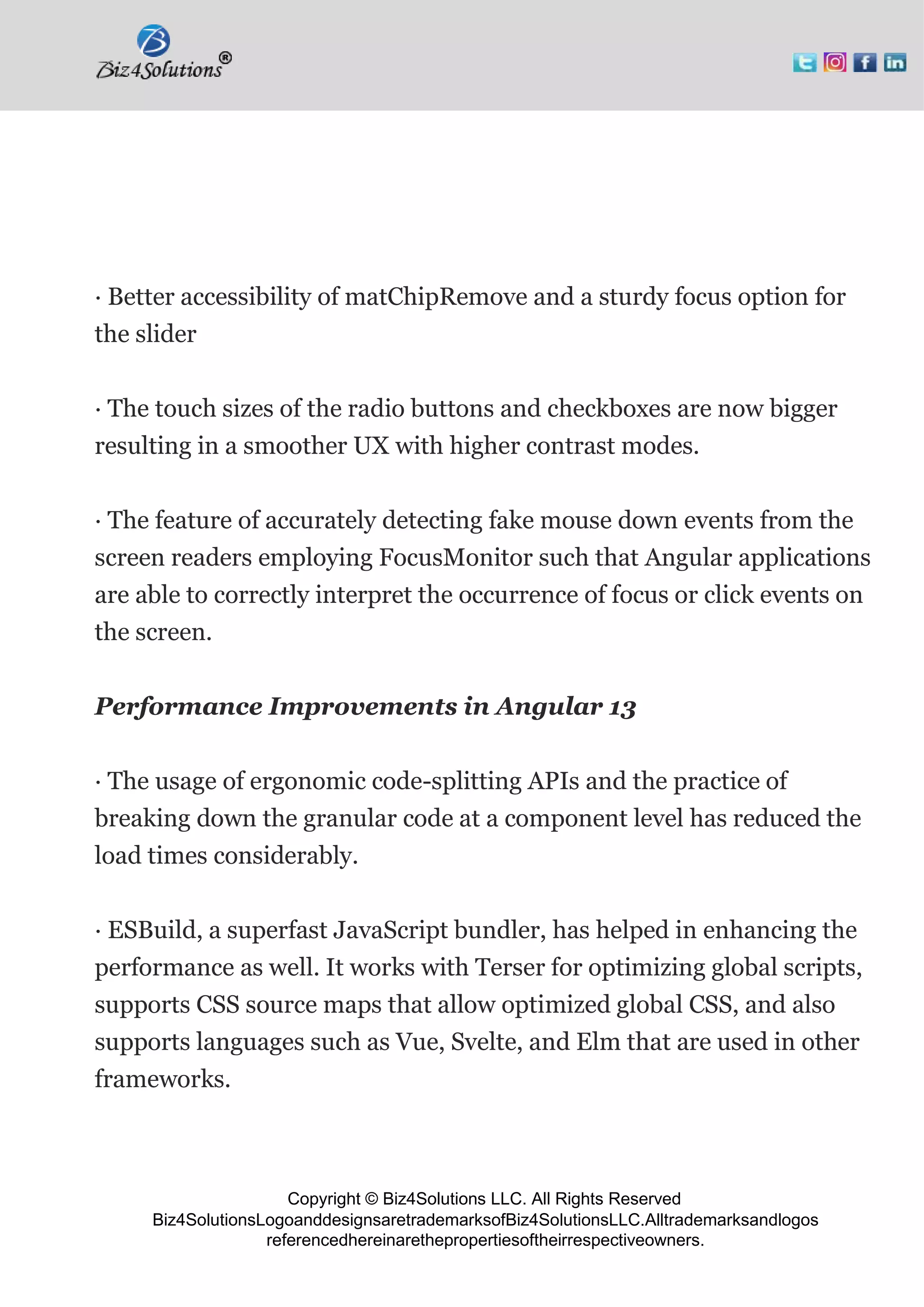 Angular 13 noteworthy add ons, enhancements, and modifications | PDF | Web Development | Internet