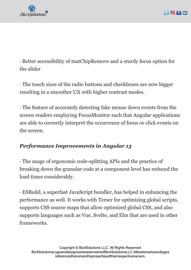 Angular 13 noteworthy add ons, enhancements, and modifications | PDF | Web Development | Internet