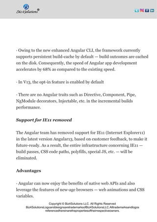 Angular 13 noteworthy add ons, enhancements, and modifications | PDF ...