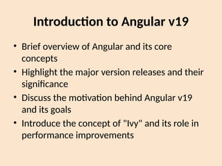 Angular v19 Released: Top Features and Updates | PPTX