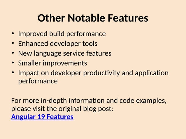 Angular v19 Released: Top Features and Updates | PPT