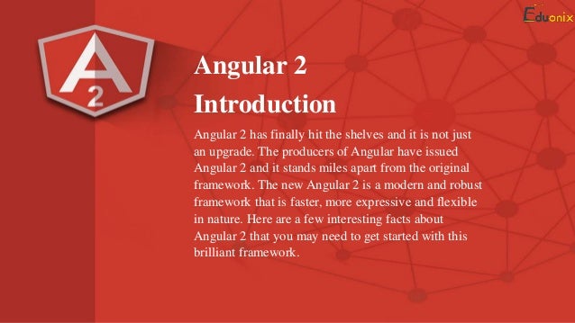 PPT on Angular 2 Development Tutorial