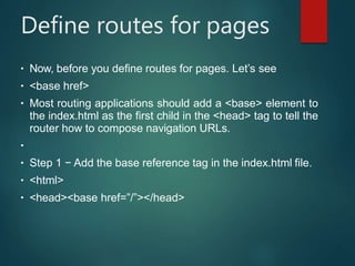 Angular2 routing | PPT