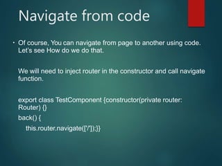 Angular2 routing | PPT