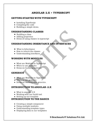 Best Angular JS training in Hyderabad, India | PDF