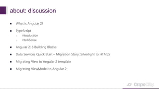 Migrating an application from Angular 1 to Angular 2 | PPT