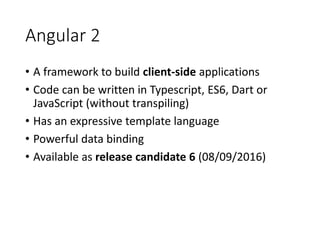 Angular 2 at solutions.hamburg | PPTX | Web Development | Internet