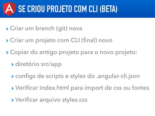 Novidades Angular 4.x e CLI | PDF