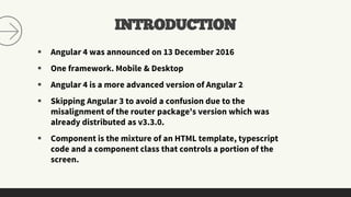 Angular 4 fronts | PPT