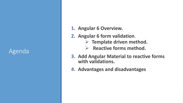 Angular 6 Form Validation with Material | PPT Angular 6 Form Validation with Material | PPT