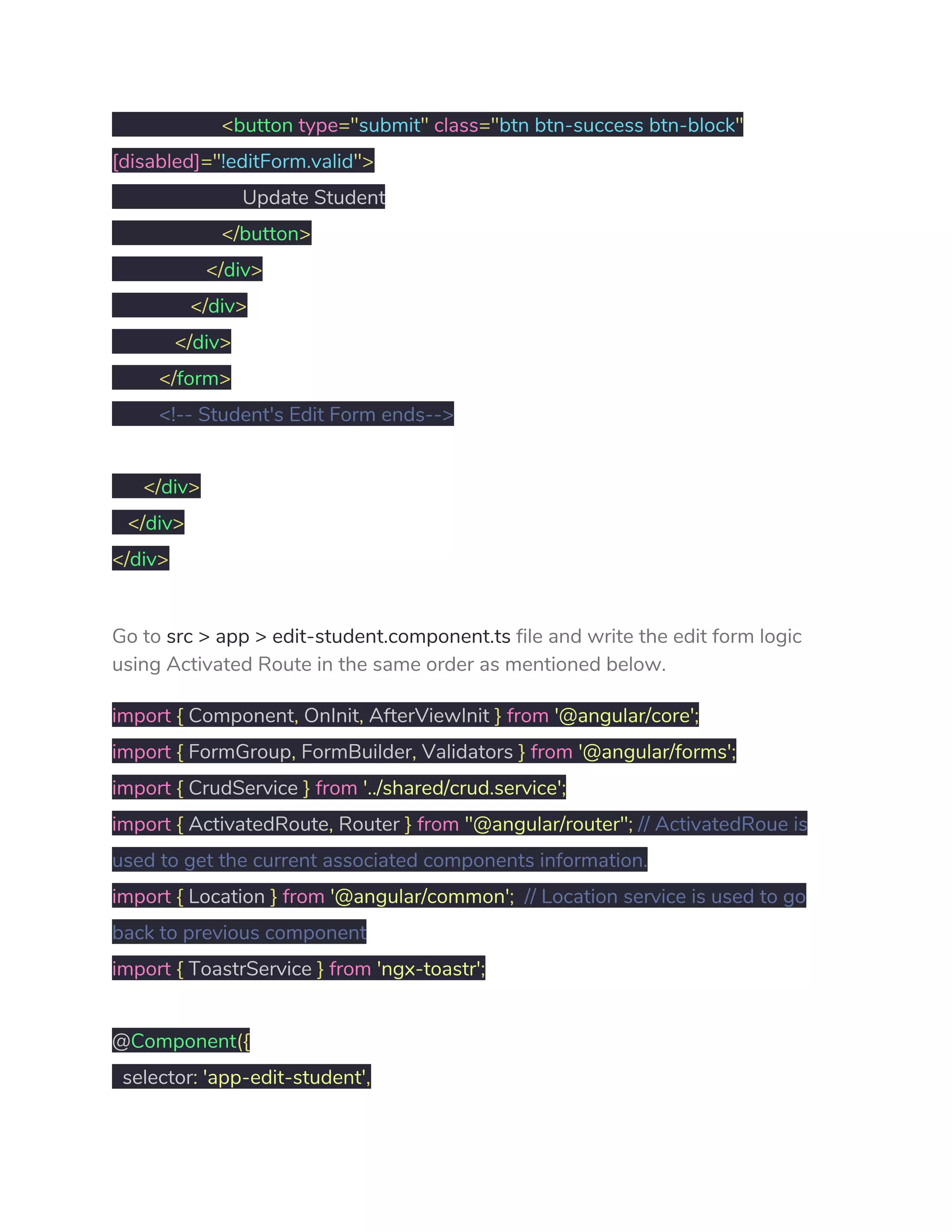 Angular 7 Firebase5 Crud Operations With Reactive Forms Pdf